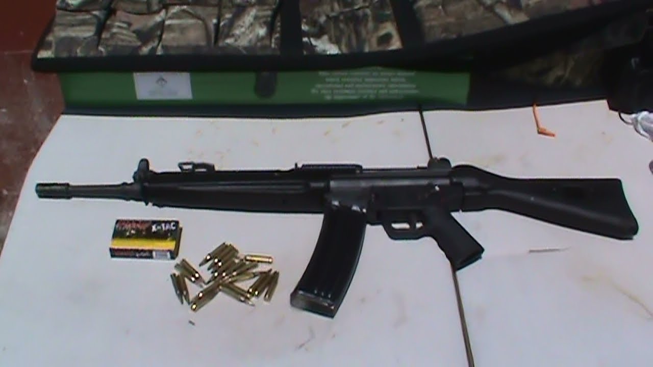 Century International Arms C93 shooting steel plate with PMC X-TAC LAP ...