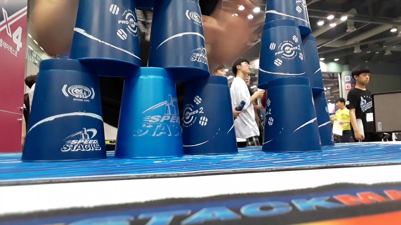 Speed stacks 5.334 (Old video) - YouTube