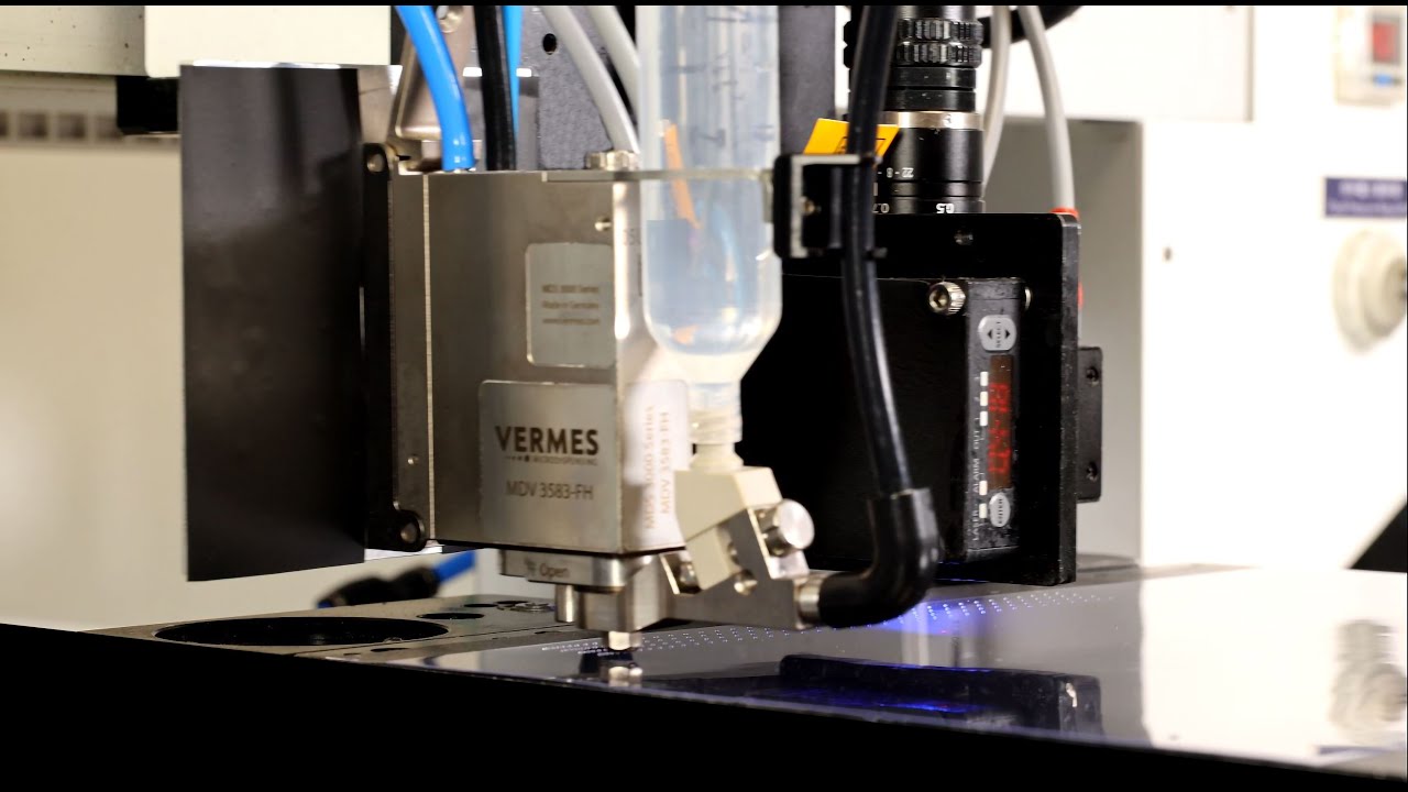 VERMES Microdispensing - Silicone Application - YouTube
