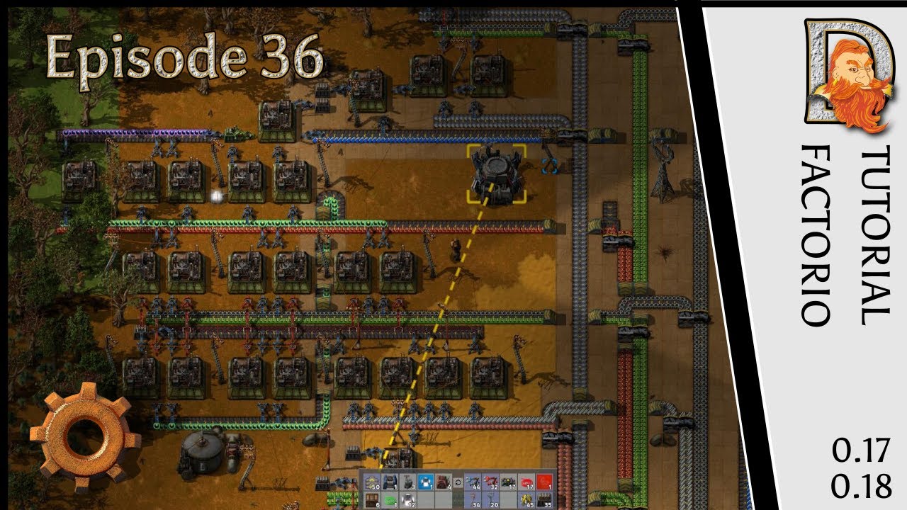 Factorio 1.0 Tutorial Walkthrough #36 - Turrets with Fricken Laser ...