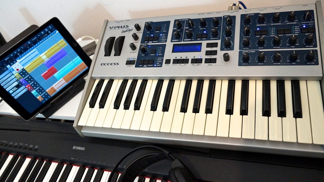 Synth Jam 40: Access Virus Indigo gravado com Cubasis (iPad) - YouTube