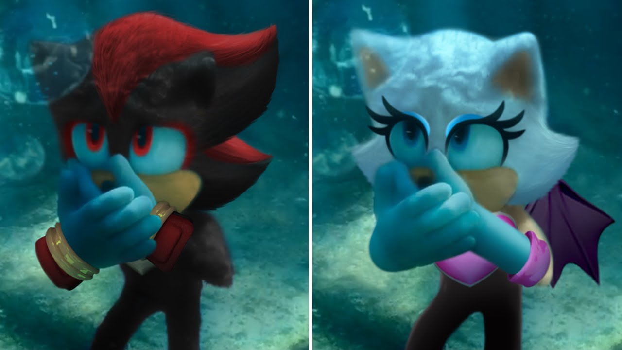 Shadow vs Rouge Sonic Movie 3 Choose Your Favorite Design For Both ...