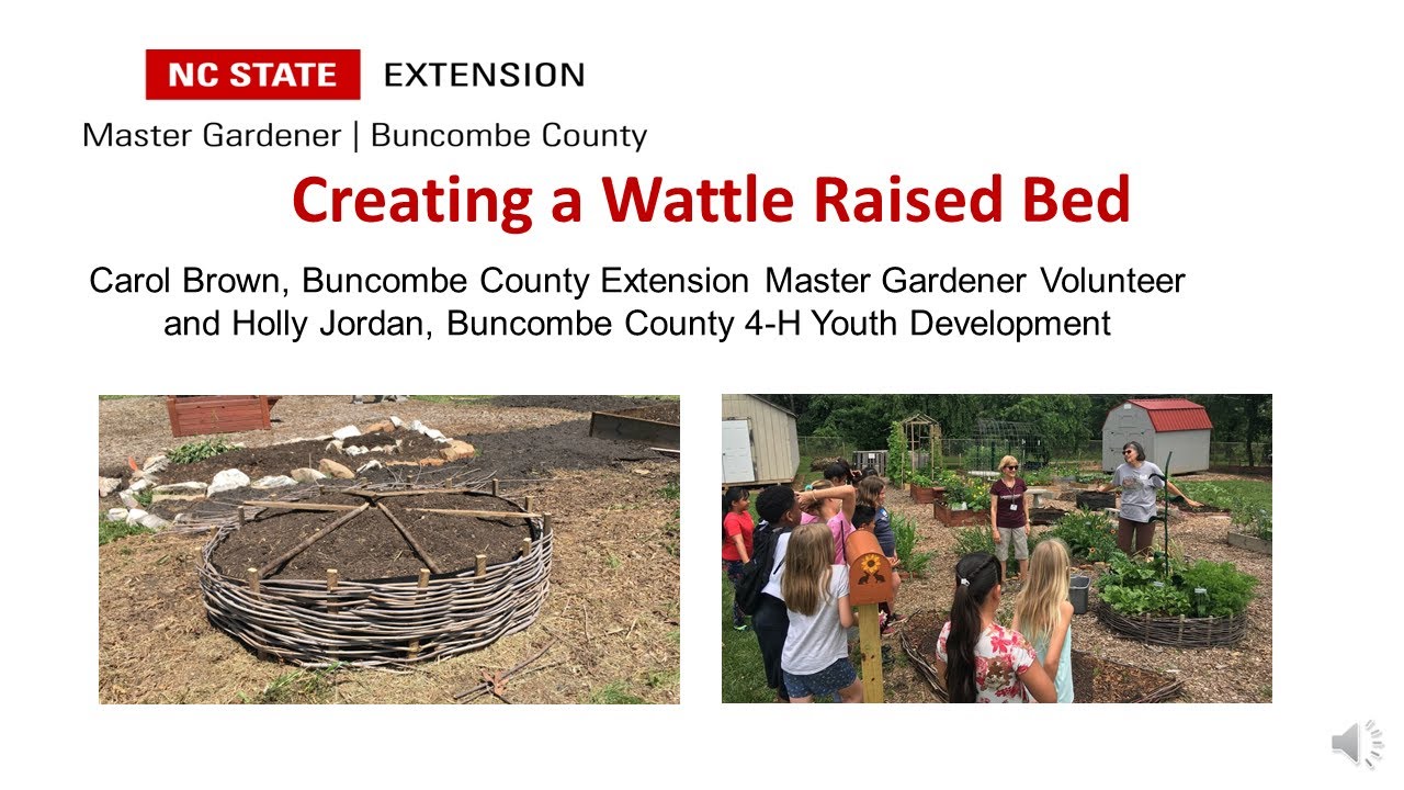 Building a Wattle Garden Bed - YouTube