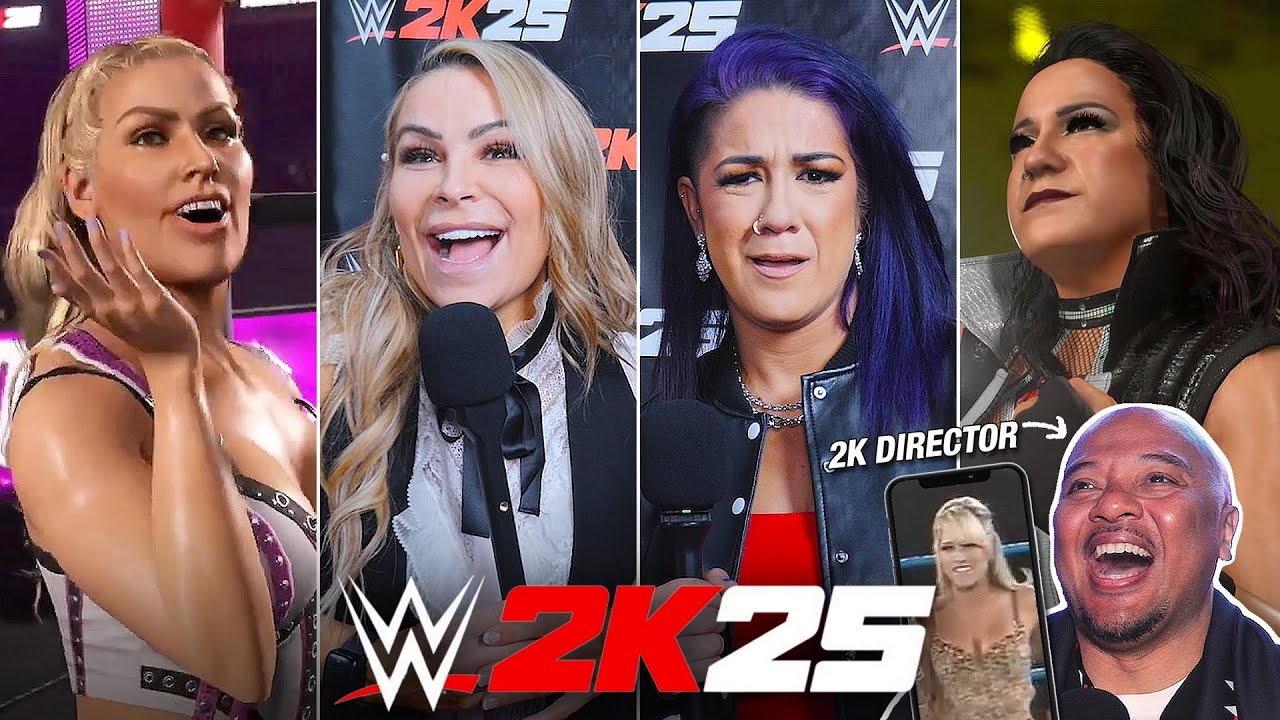 Natalya and Bayley Spill WWE 2K25 Tea! (+ Dev Talks DIVA Stans!) - YouTube