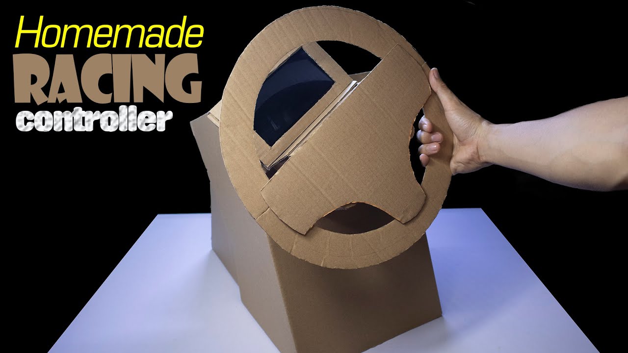 How to make Car racing cardboard game [ Realtime ] - YouTube