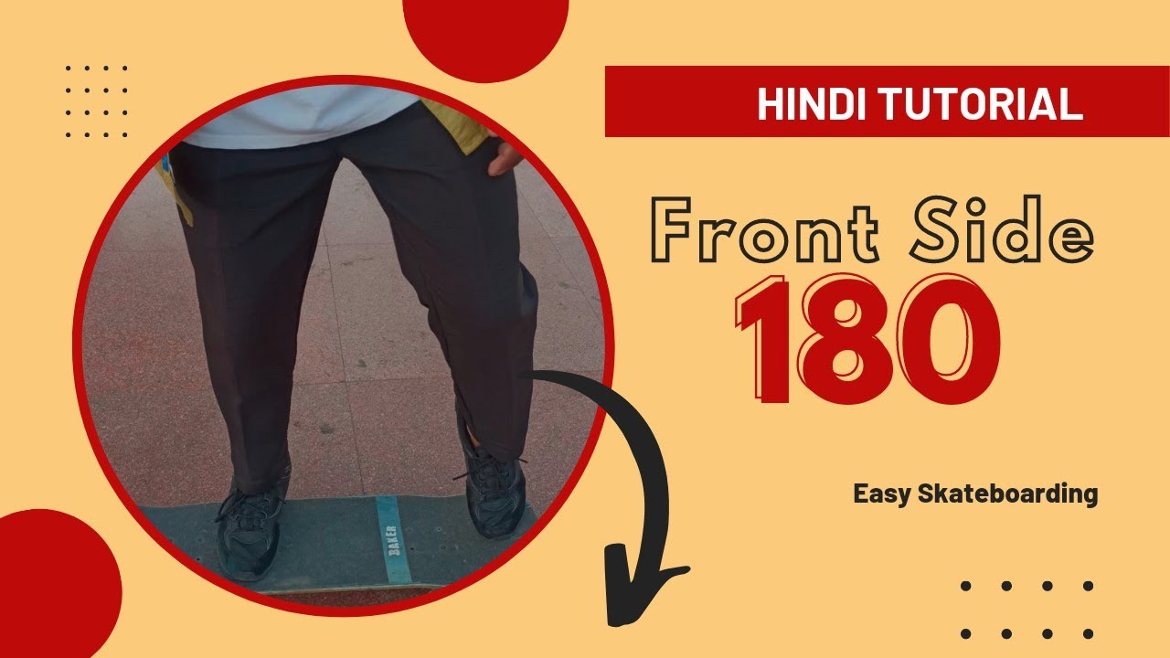 Easy Way To Do" Front Side 180"On a Skateboard 🛹#skateboarding #skater ...
