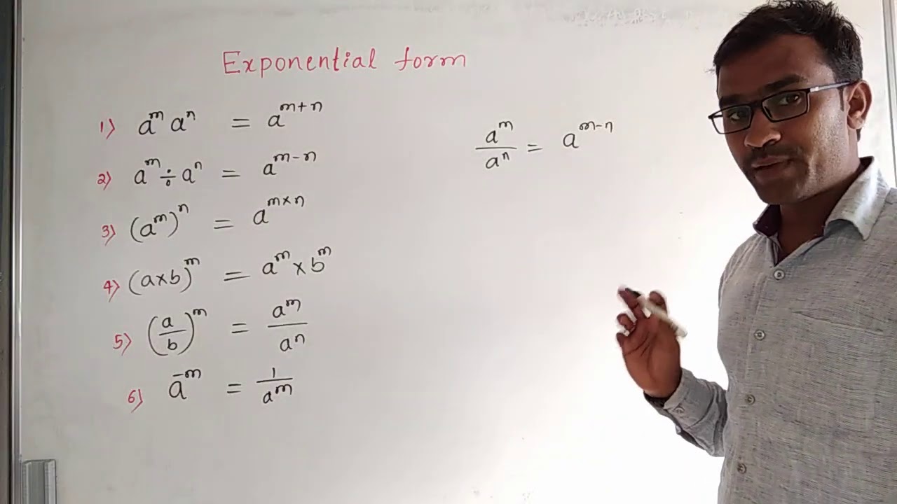 Exponential Notation Worksheets Grade 8