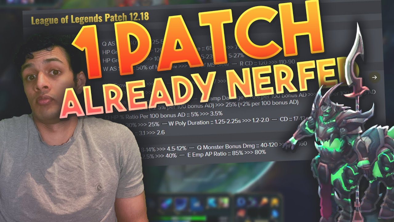 The Era of THRESH is here? - Patch 12.18 Preview - YouTube