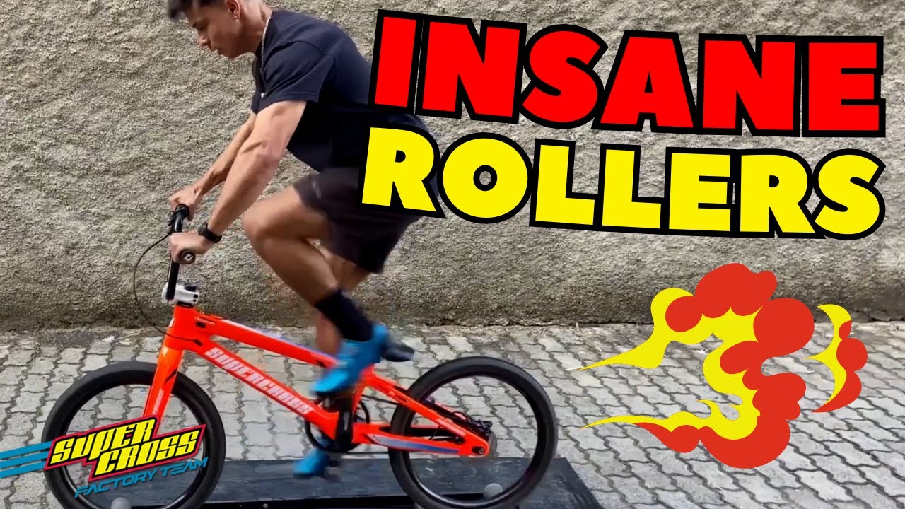 INSANELY FAST BMX Rollers with Vicente Garcia - YouTube