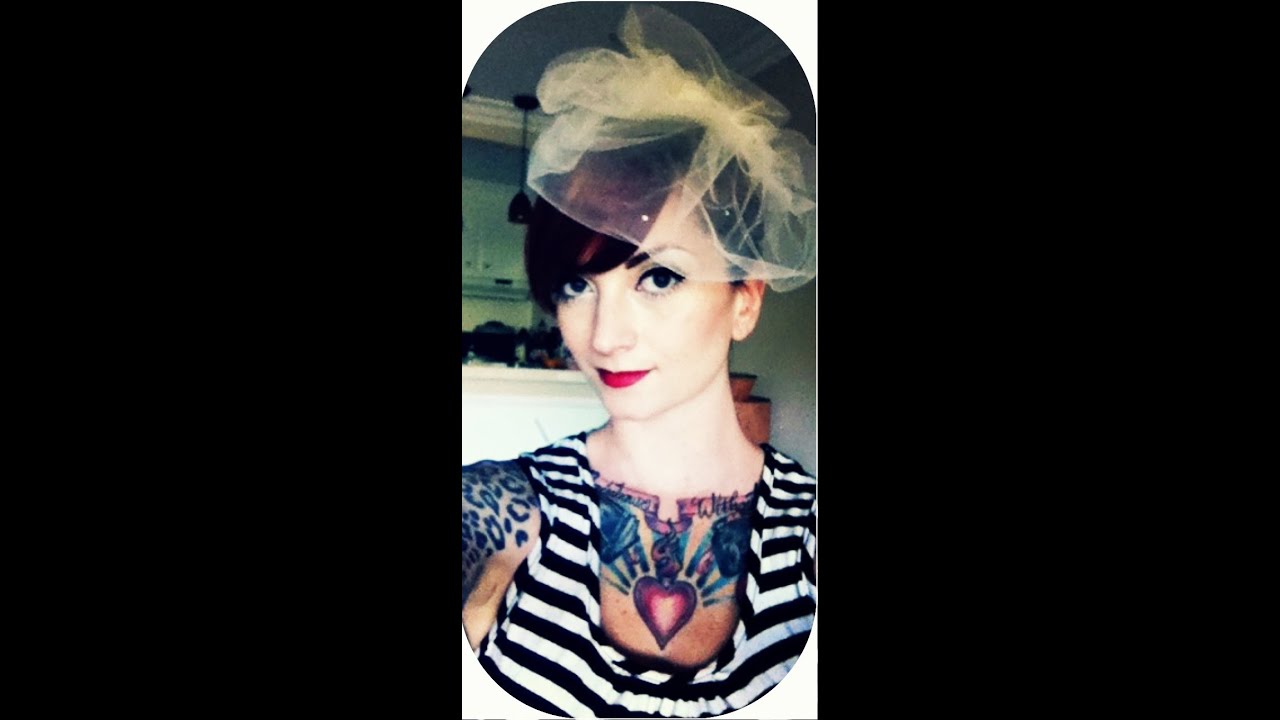 Vintage wedding hair tutorial- 1960s beehive with veil by CHERRY ...