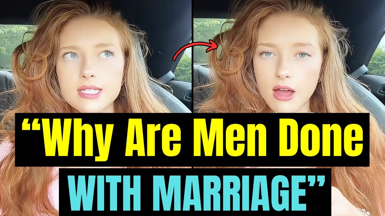 Why Aren't Men "GETTING MARRIED" Anymore | Men "GIVING UP" On Marriage ...