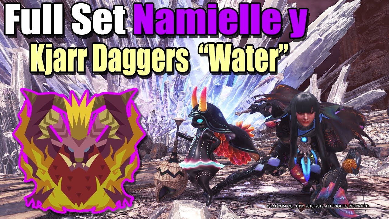 MHW: Iceborne - Full Set Namielle y Dual Blades Gameplay [PS4 Pro ...