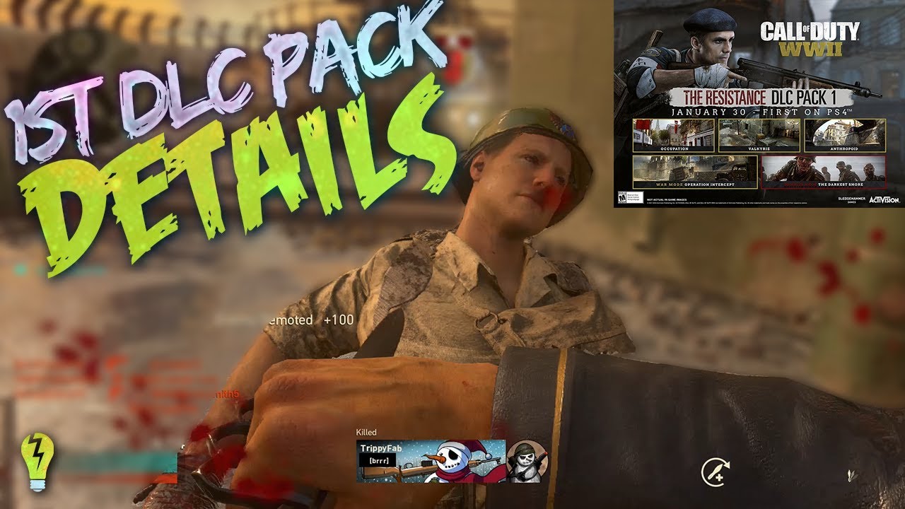 COD: WWII DLC 1 "Resistance" Map Pack Details - Too Many Remasters ...