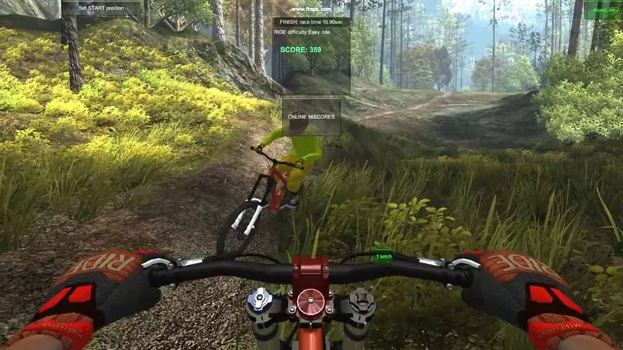 MTB Freeride 2013 Game How to play pro? - YouTube