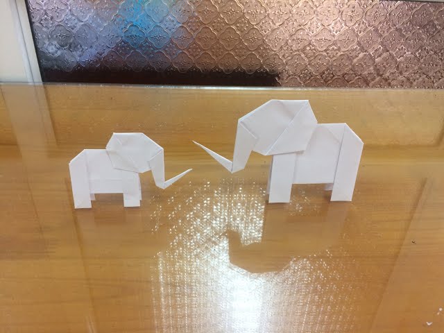 Easy Origami Elephant Youtube