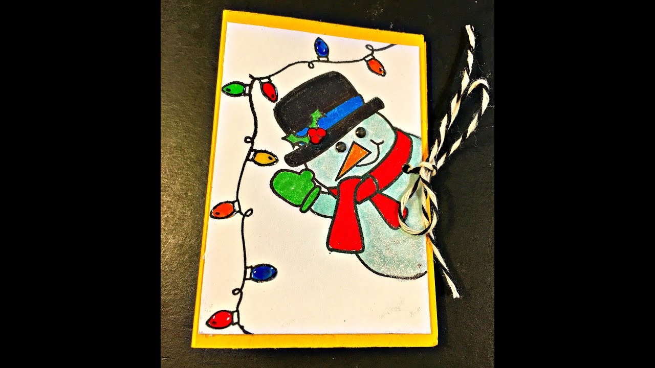 Snowman Lip Balm Book / Maymaymadeit Design Team Project - YouTube