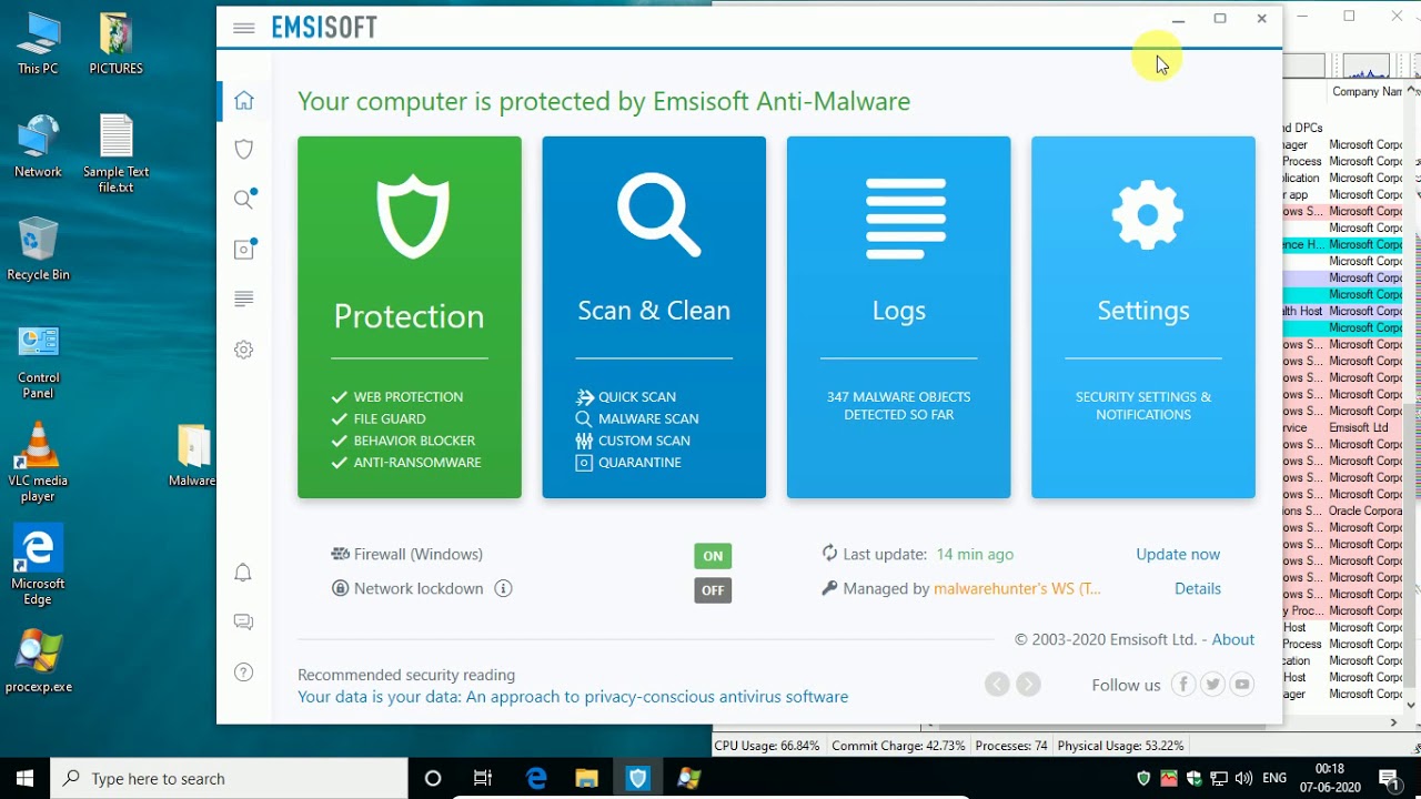 Emsisoft Anti Malware 2020 Tested Against ransomware - YouTube