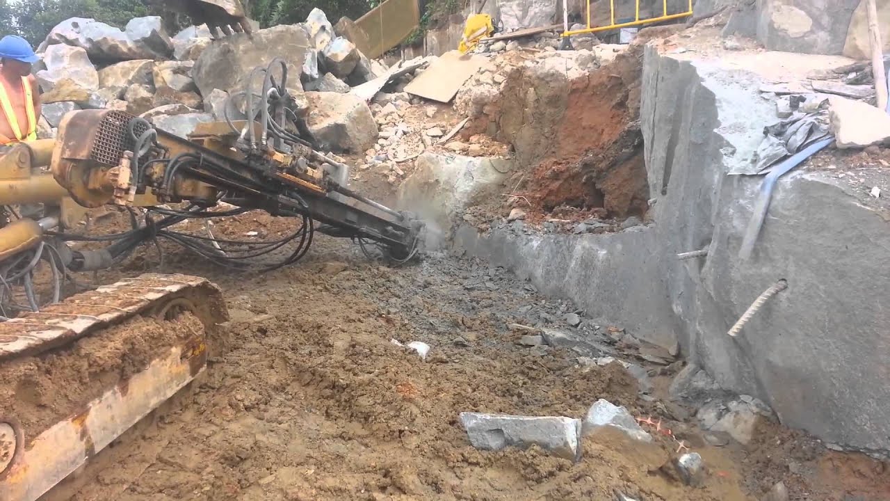 Rock Breaking 1 - YouTube