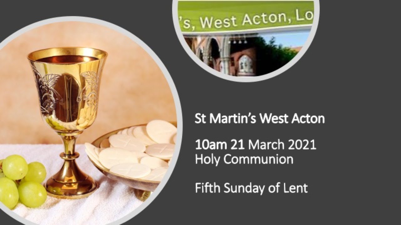 Holy Communion Service 21 March 2021 - YouTube