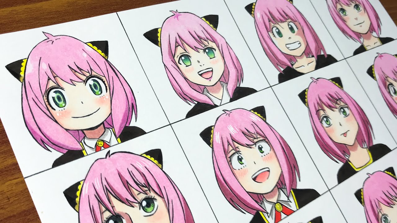 DRAWING ANYA FORGER IN DIFFERENT ANIME STYLES [SPY X FAMILY/ スパイファミリー ...