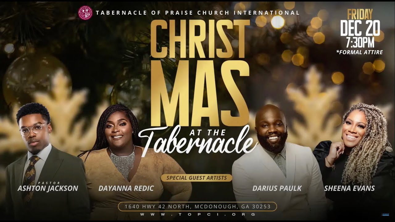 Christmas at the Tabernacle 2024 | TOPCI Worship & Arts - YouTube