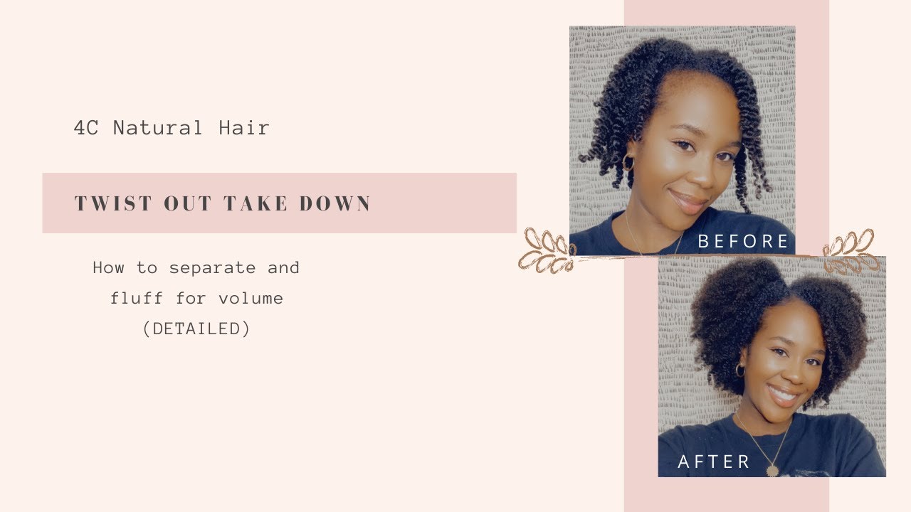 Twist Out Take Down | Detailed | How to Take Down Video - YouTube