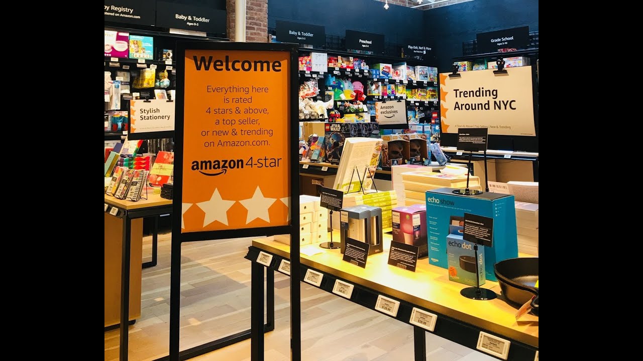 Amazon's newest NYC store: 4-star - YouTube