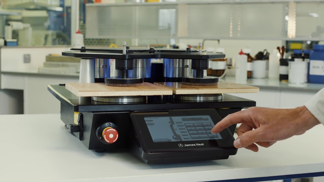 Martindale test - Wood floor - YouTube