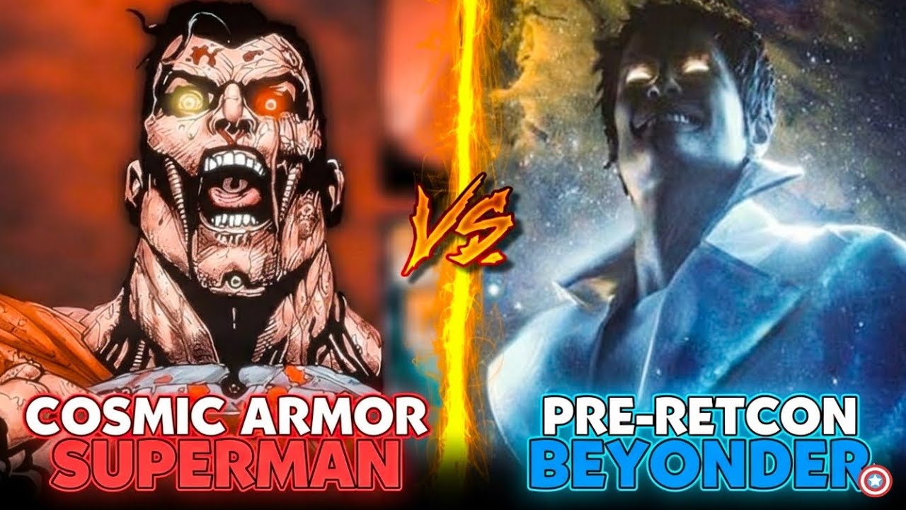 Cosmic Armor Superman vs Pre-Retcon Beyonder - YouTube