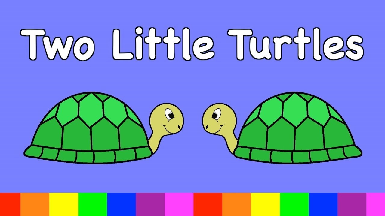 Two Little Turtles | #shorts | @rainbowrabbitsongs | # ...