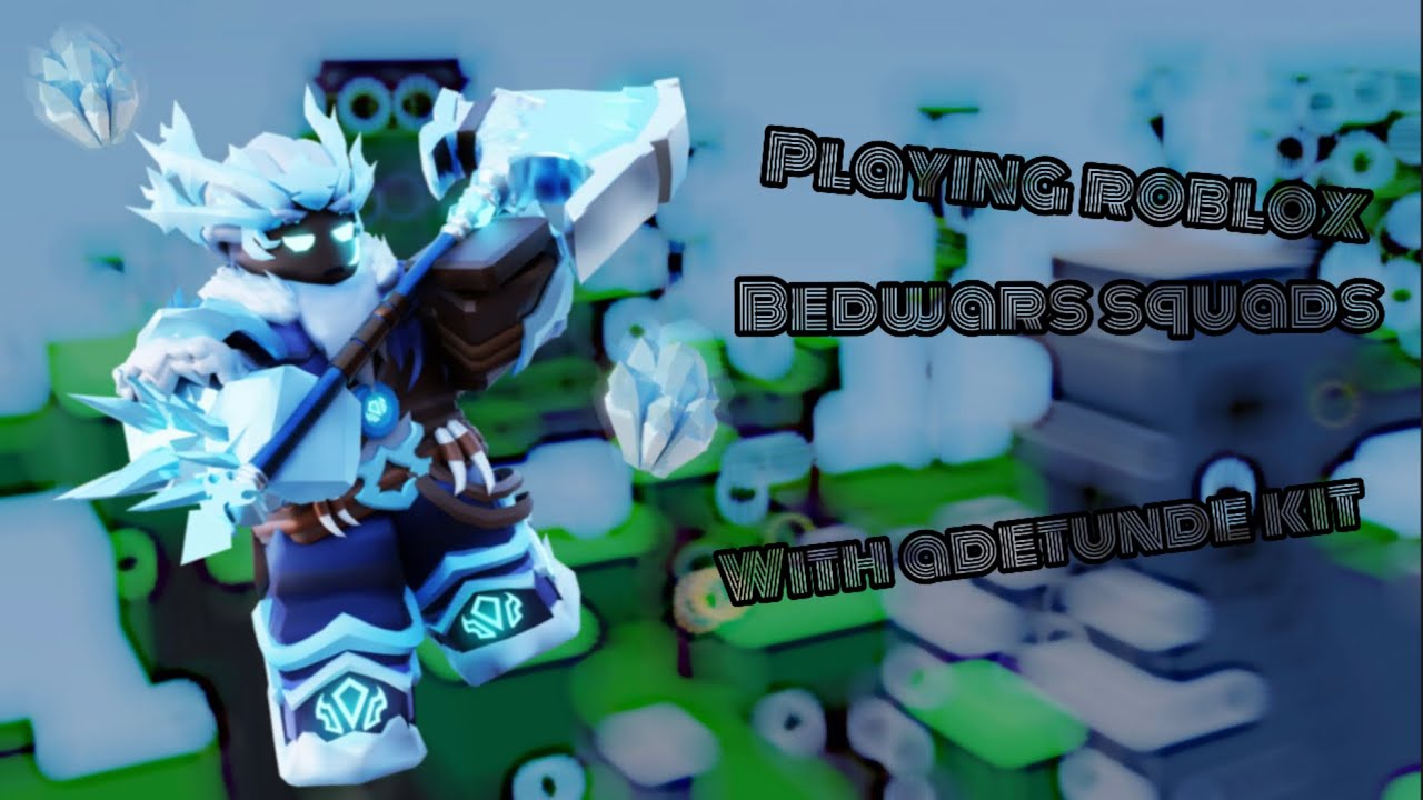 Playing roblox bedwars with the Adetunde kit - YouTube