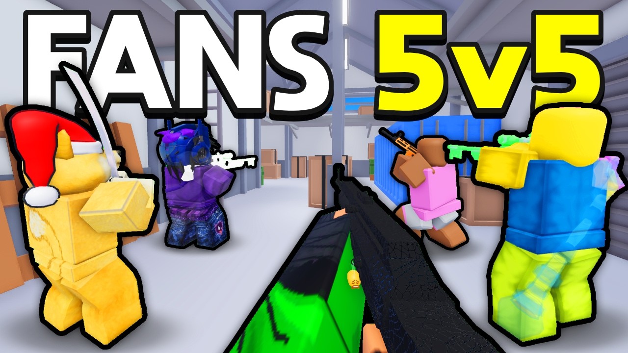 We Played 5V5 WITH FANS in Roblox Rivals! - YouTube