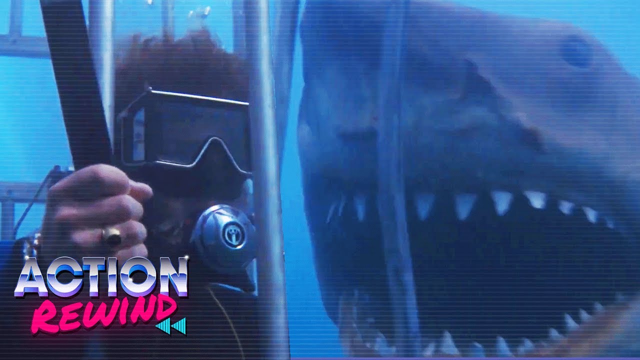 Attacked and Trapped in a Cage | Jaws (1975) | Action Rewind - YouTube