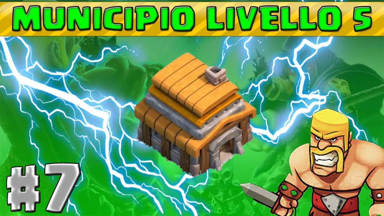CLASH OF CLANS #7 - Migliori 3 villaggi Municipio 5 (TROFEI/FARMING ...
