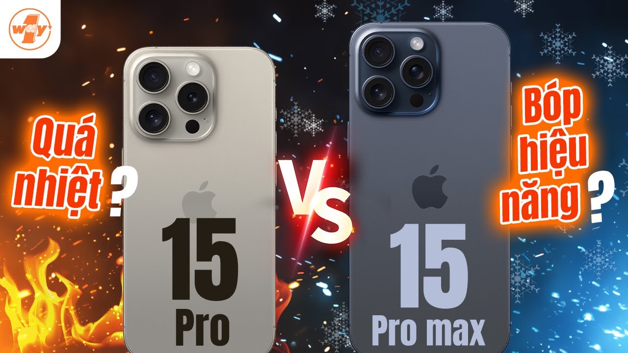 Test nhiệt độ iPhone 15 Pro, 15 Pro Max: Quá nhiệt, giảm sáng, bóp hiệu ...