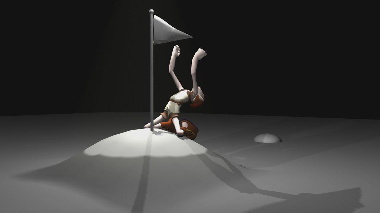 3D Action Animation - Planting a Flag - YouTube