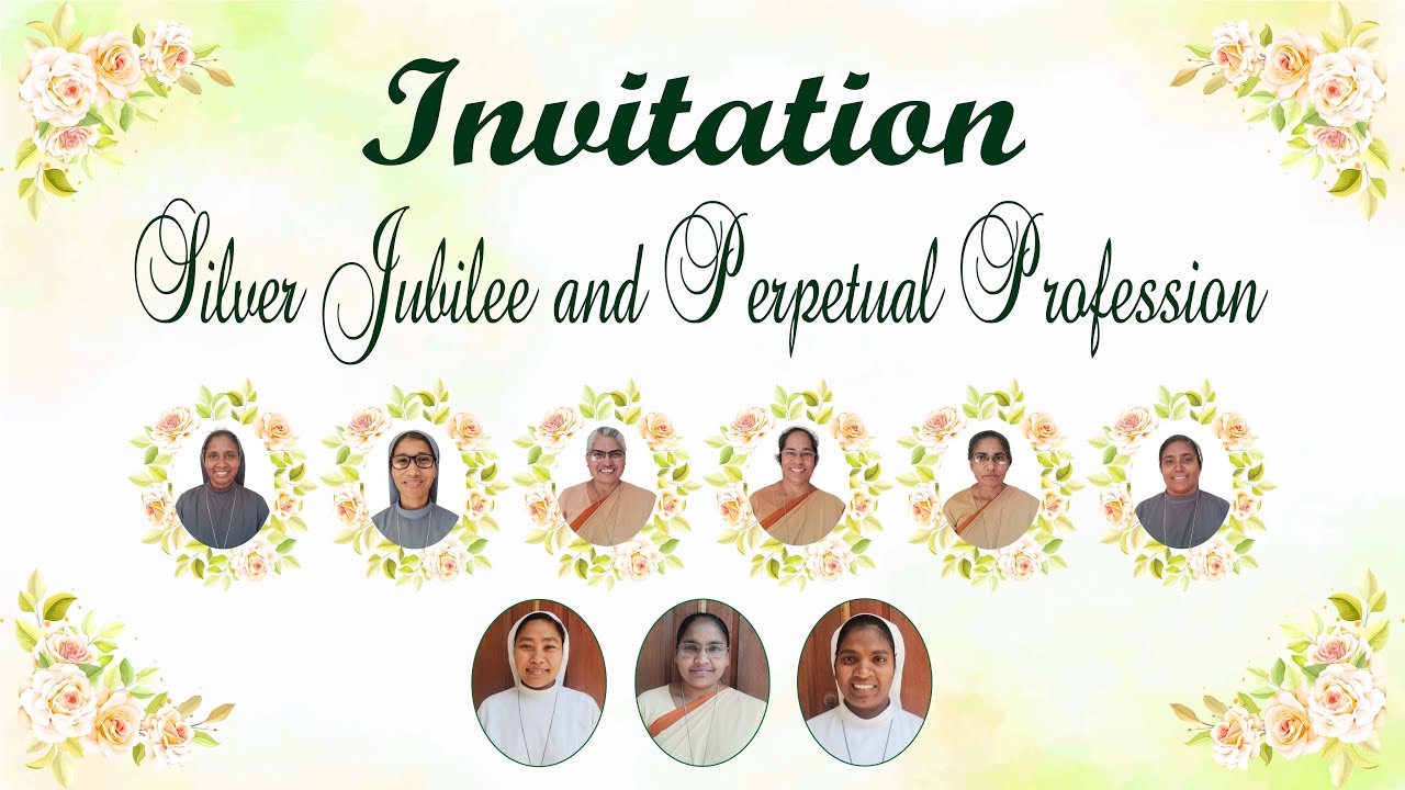 Invitation_Silver Jubilee & Perpetual Profession-Augustinian Sisters ...