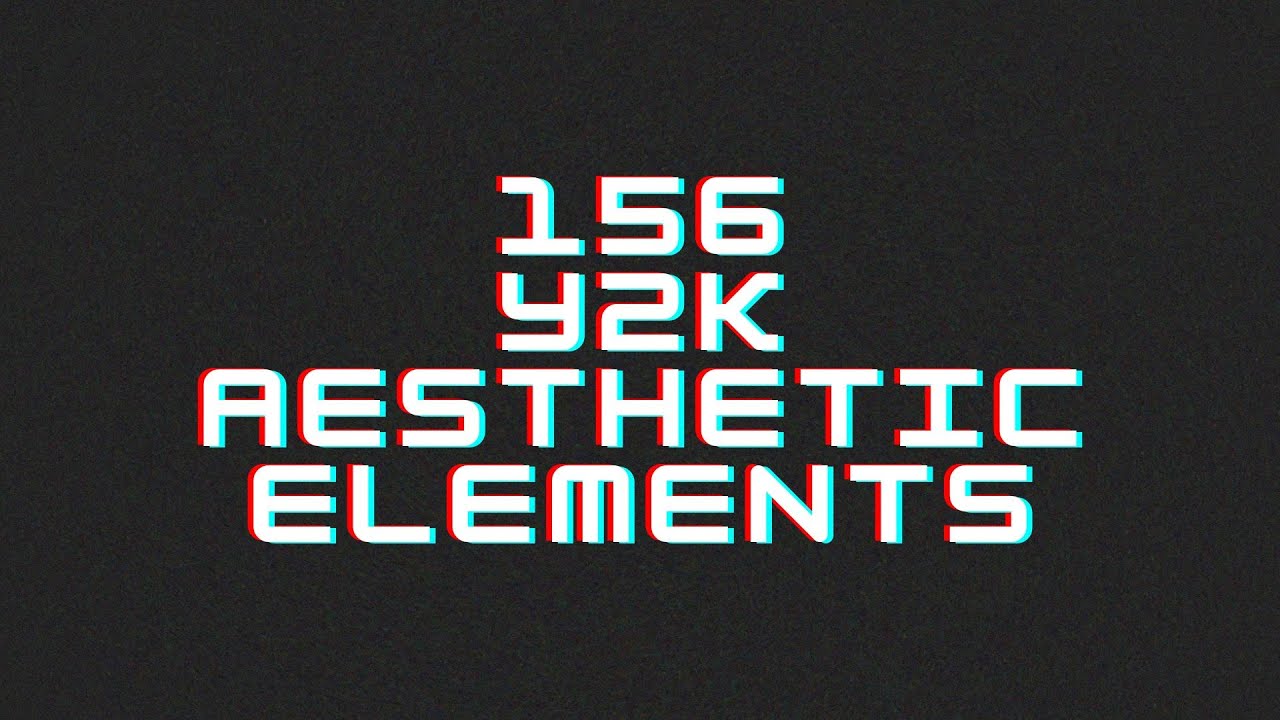 156 Y2K Aesthetic Elements – Wireframe Shapes, Retro-Futuristic Vibes ...