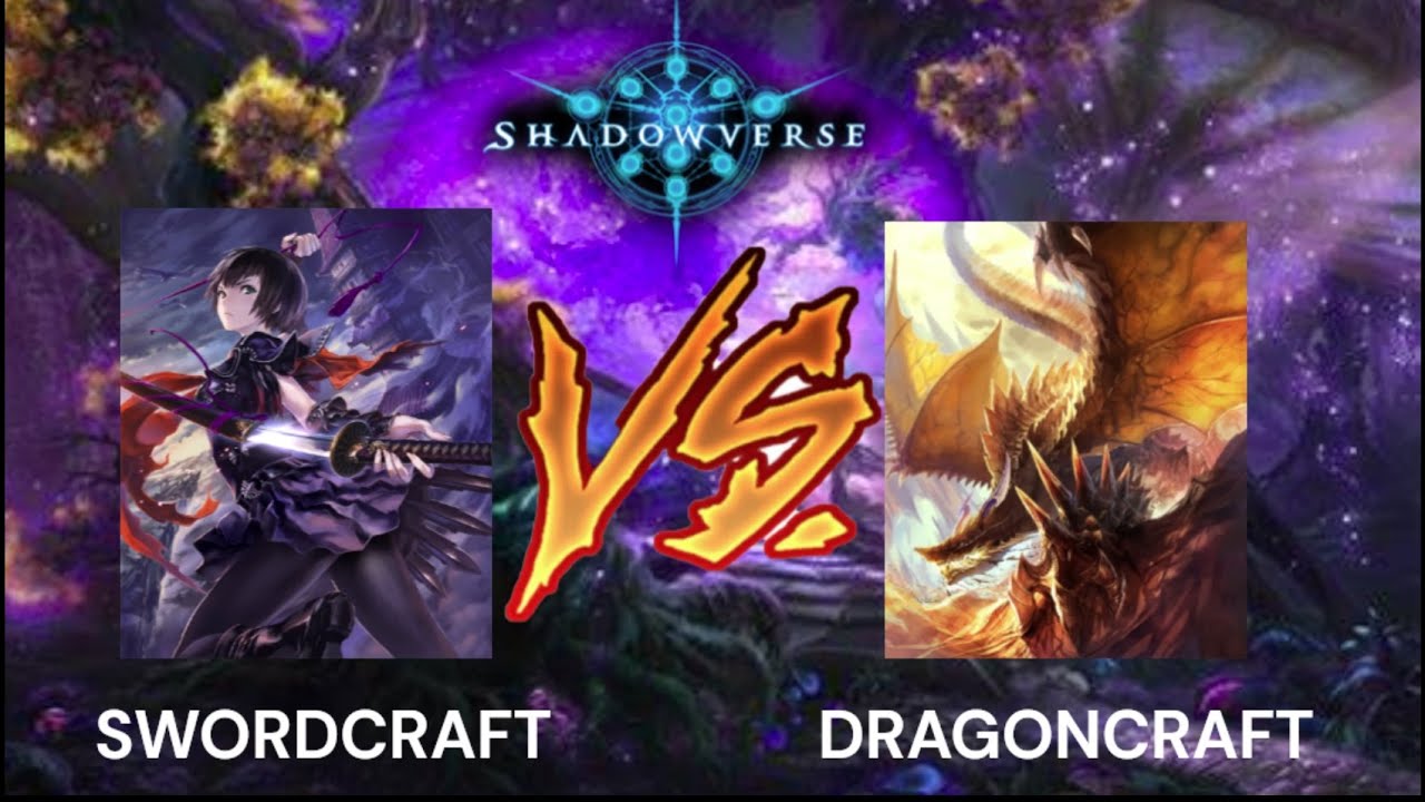 Shadowverse evolve - swordcraft versus dragoncraft - YouTube