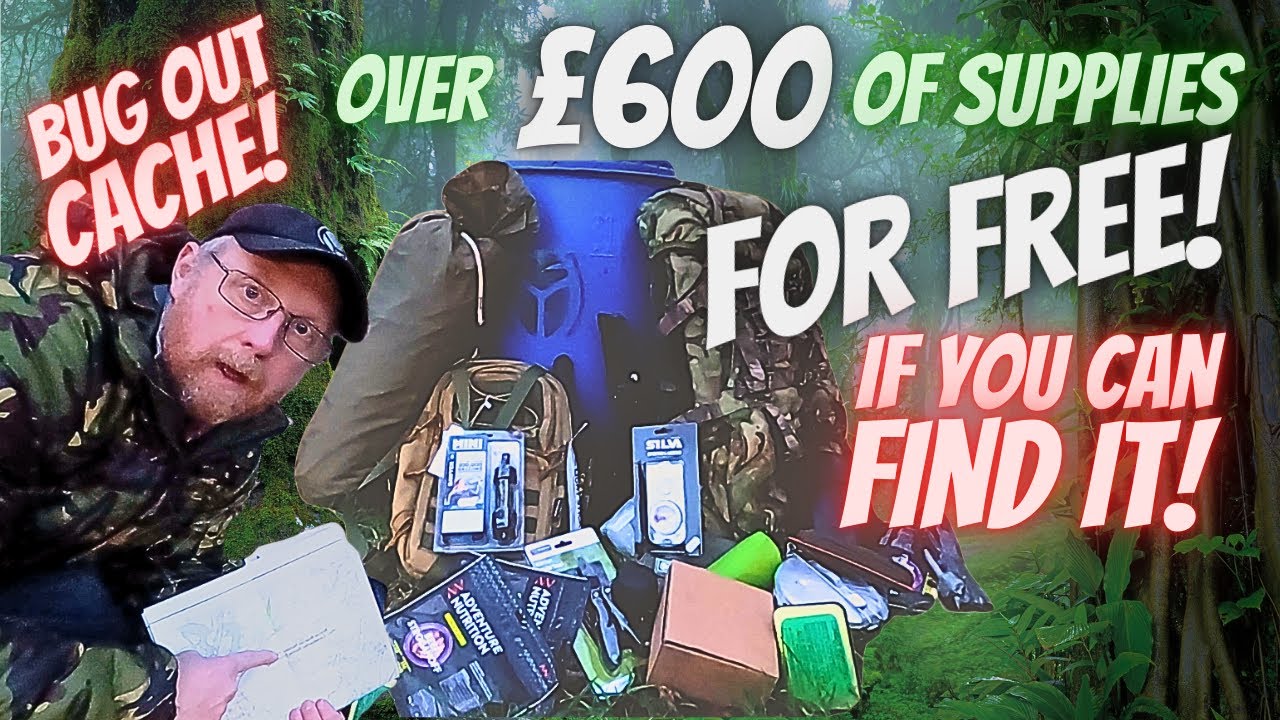 £600 Survival Gear GIVEAWAY Bug Out Cache - YouTube