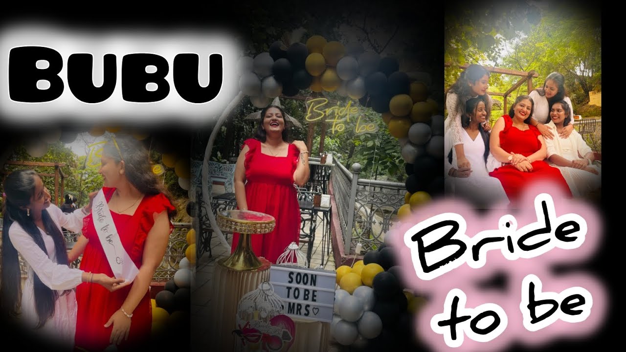 bubu's bride to be ️💐 - YouTube