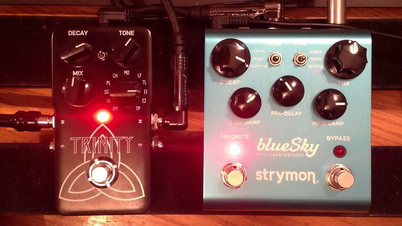 Strymon Blue Sky Reverberator vs TC Electronic Trinity - YouTube
