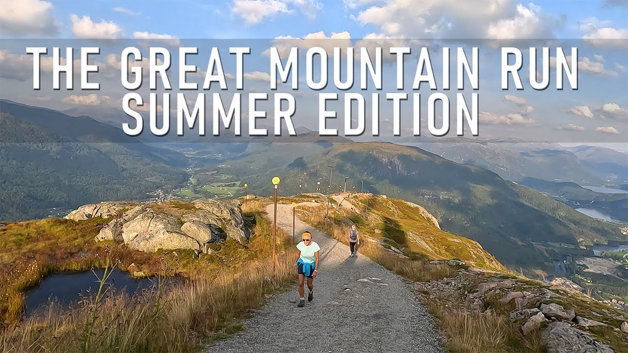 Treadmill Workout Virtual Run | Mountain Running Scenery Videos Summer ...