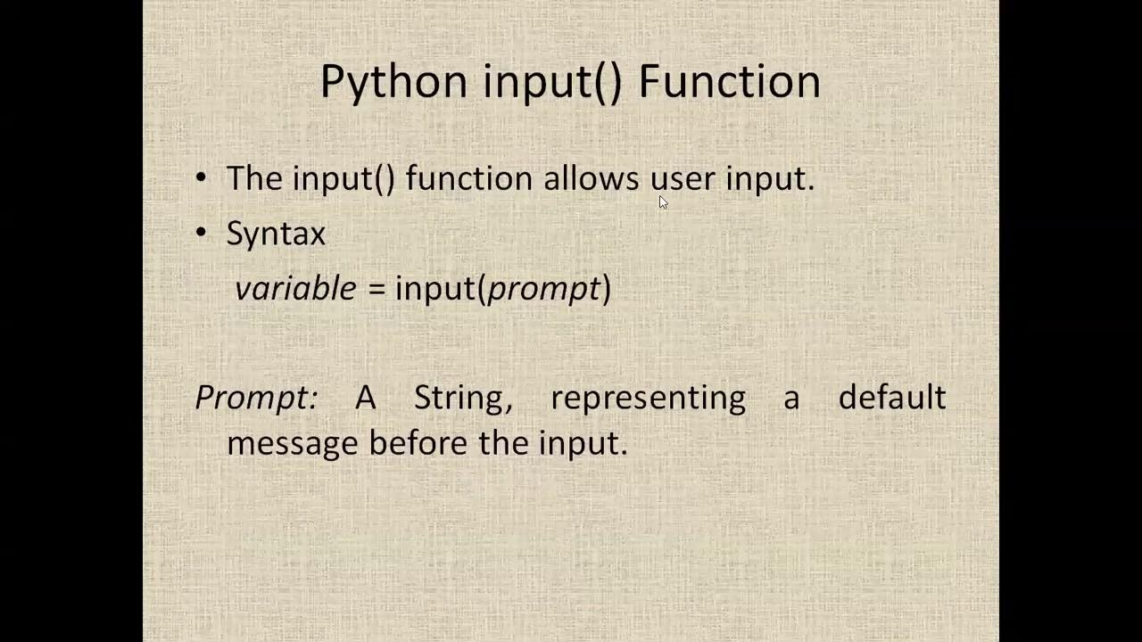 Unit-I PPS Part-7 , Python FE 2019 SPPU - YouTube