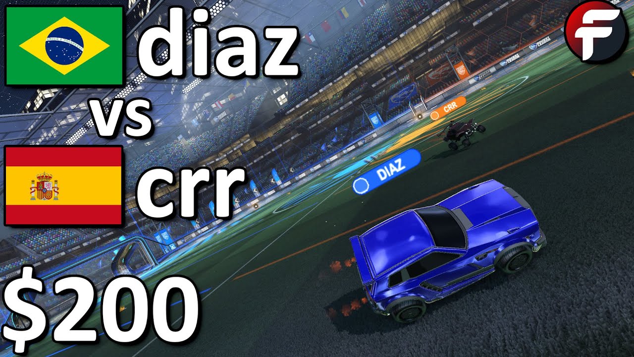 Diaz vs Crr | $200 Rocket League 1v1 Showmatch - YouTube