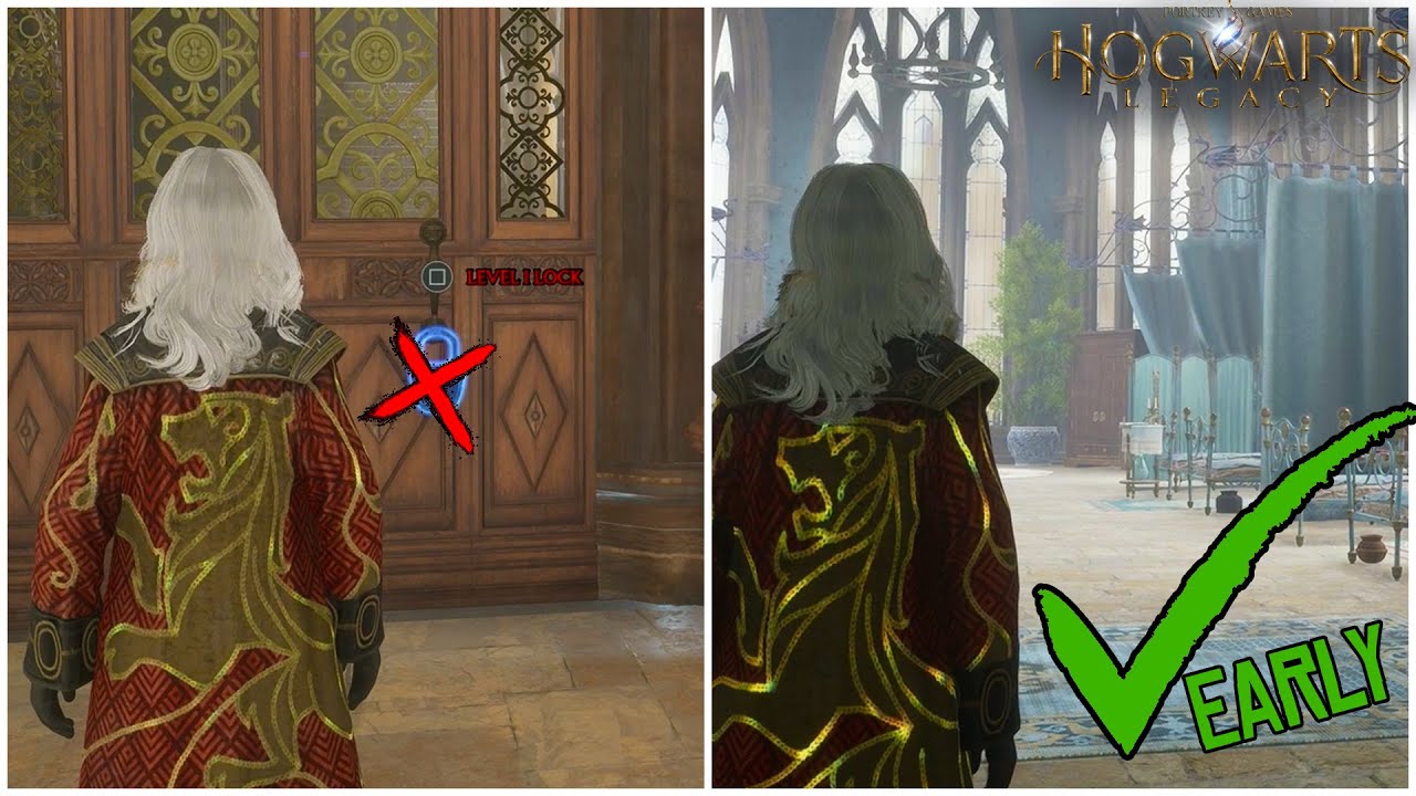 How To Get To The Hospital Wing In Hogwarts Legacy Early - YouTube