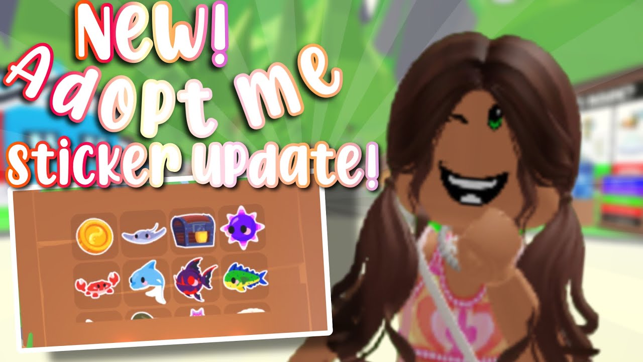 New adopt me sticker update?!! - YouTube