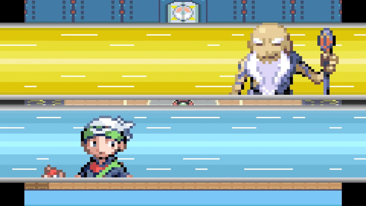 Pokemon Parallel Emerald - vs Elite Six Spenser (Permanent Sandstorm ...