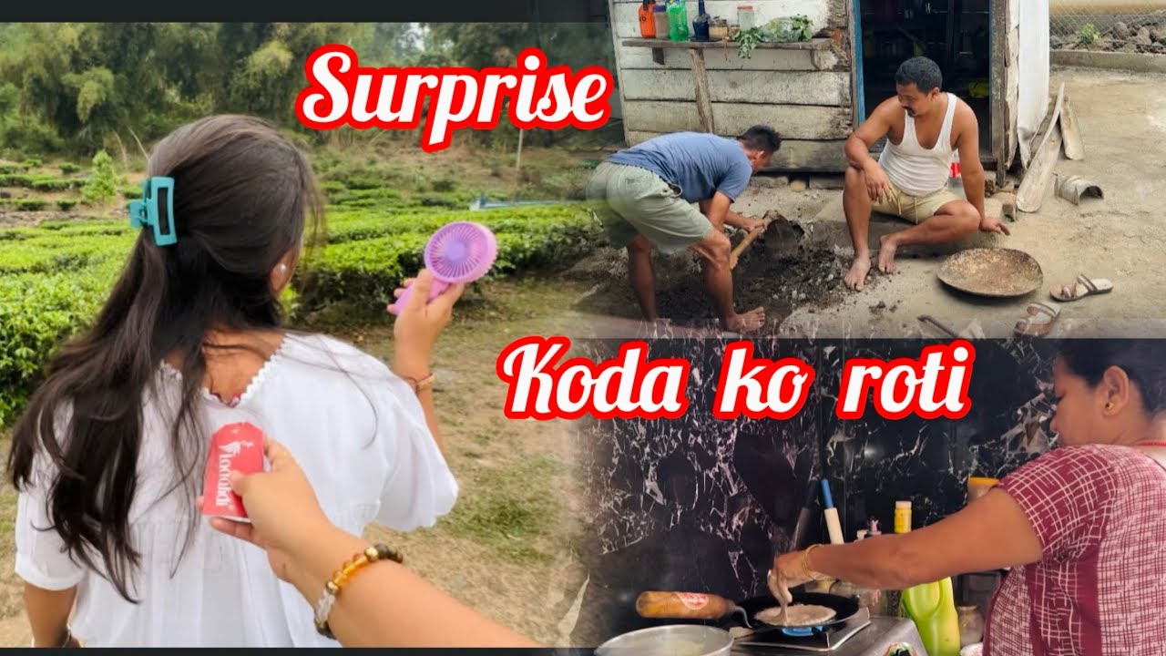 Kodo ko roti patak ko Ama😍 li Molia Nanda lai Surprise denu vyo ta ...