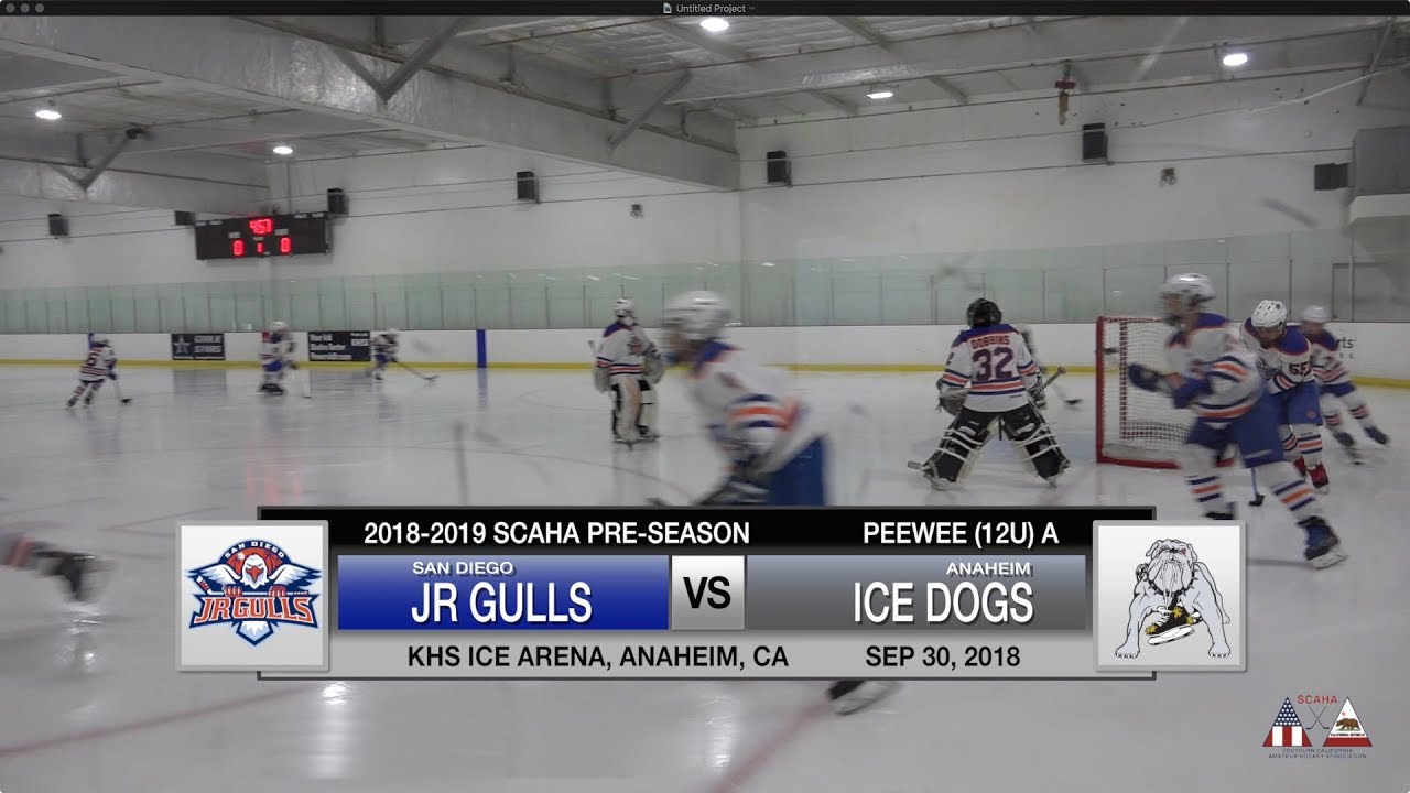 Jr Gulls vs Ice Dogs (12U A) (9-30-18) Pre-Season - YouTube